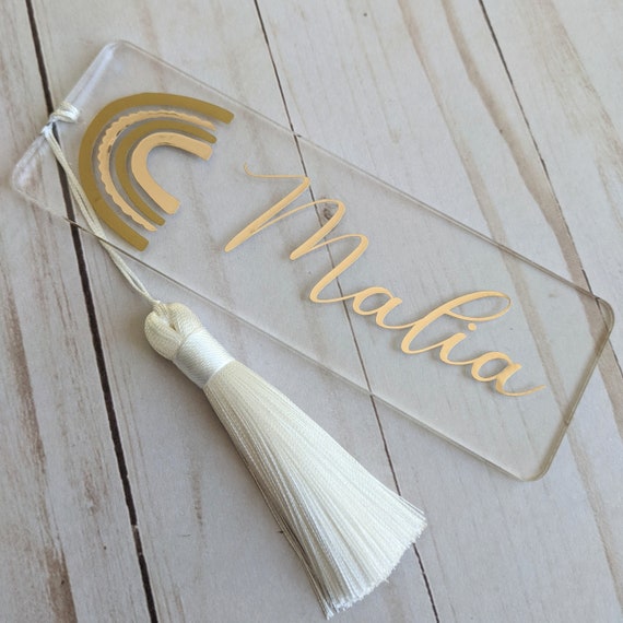 Personalized Acrylic Bookmark 2x6 Custom Bookmark - Etsy
