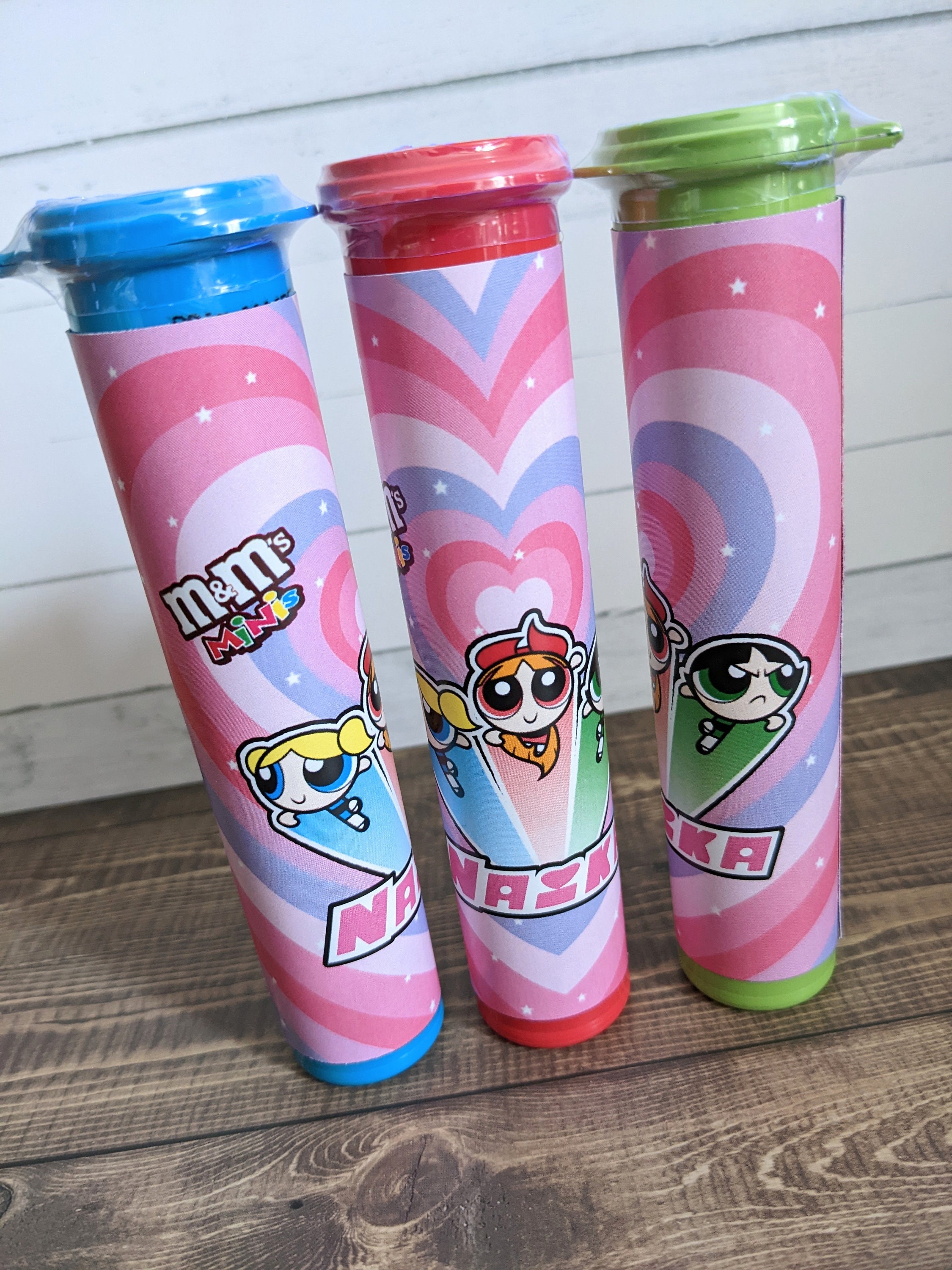 DIGITAL Printable File Powerpuff Girls M&ms Minis Bottle - Etsy