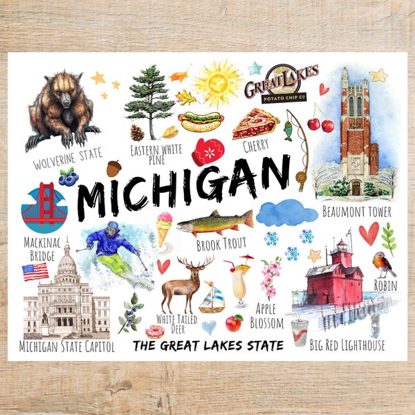 Michigan - Etsy