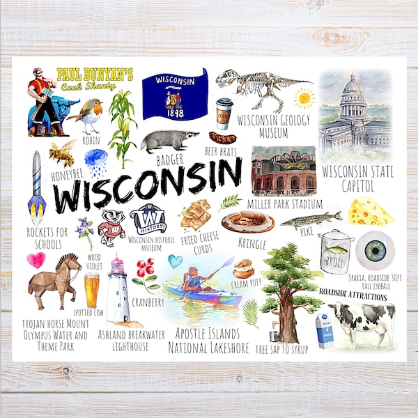 Wisconsin - Etsy