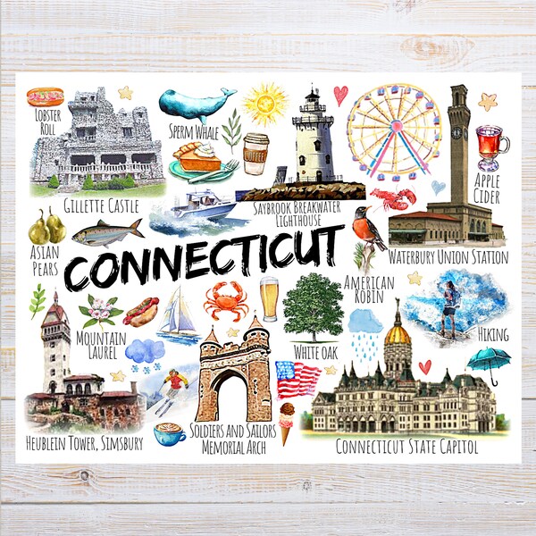 Connecticut - Etsy