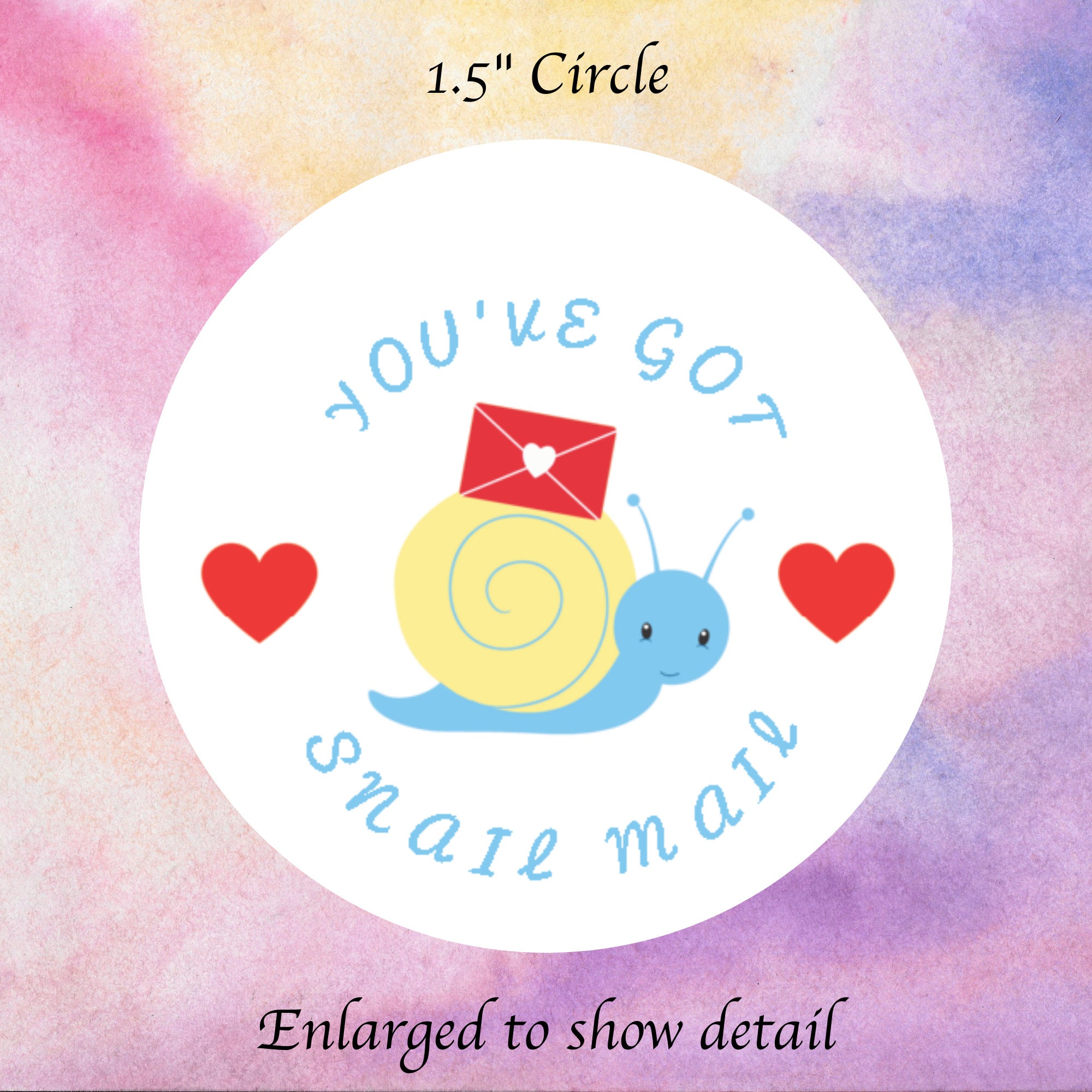You've Got Snail Mail Stickers | 30 Stickers per Sheet | 1.5