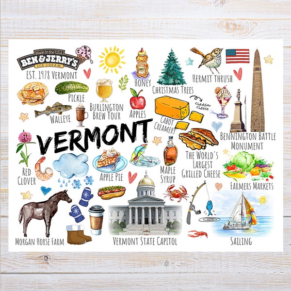 Vermont - Etsy