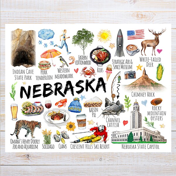 Nebraska - Etsy