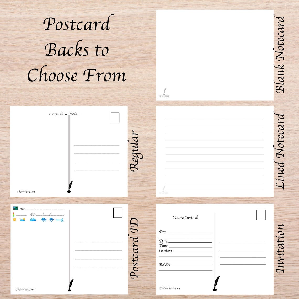 Color Me Flowers Postcards | Set of 4 Postcards | Great for Postcard ...