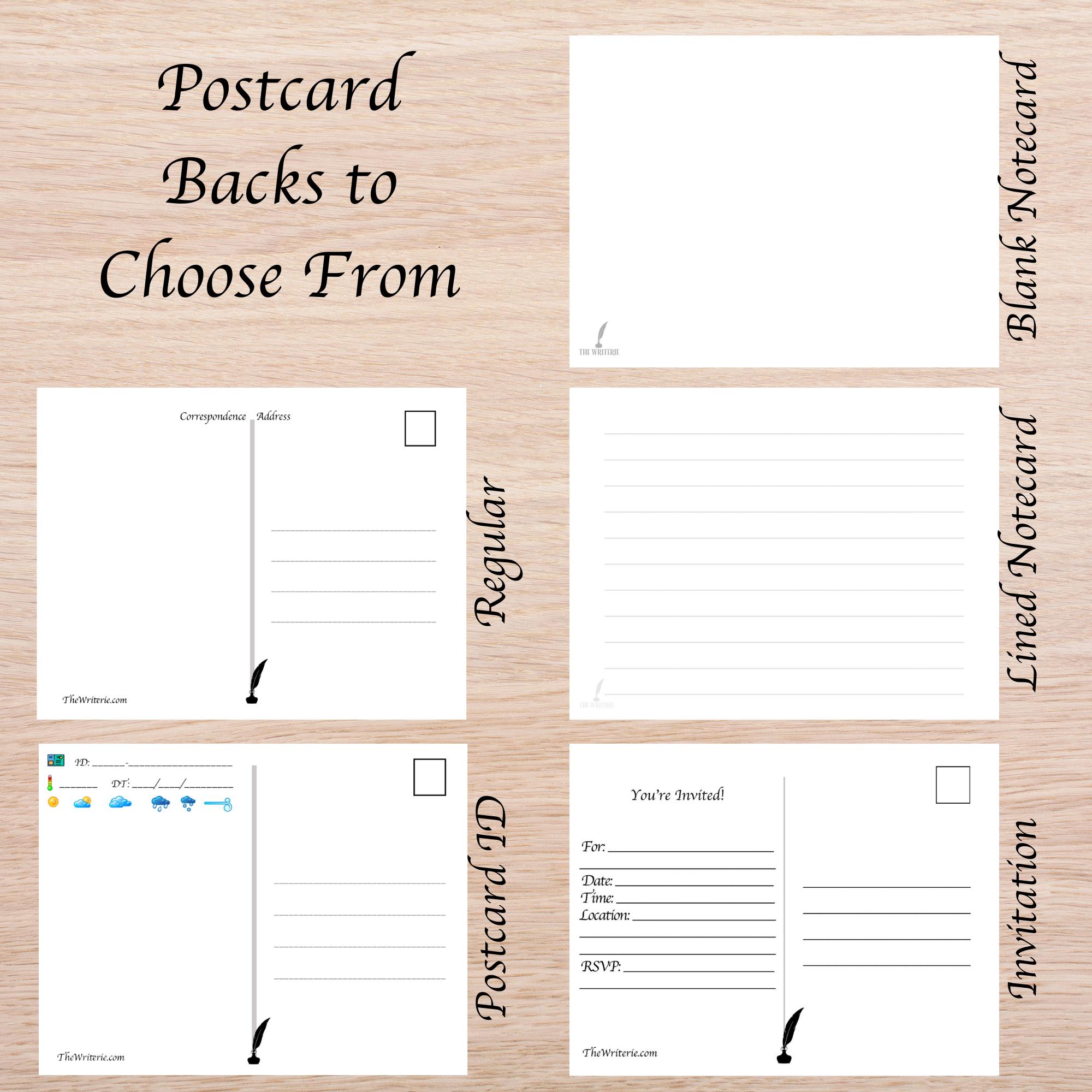 Color Me Flowers Postcards | Set of 4 Postcards | Great for Postcard ...