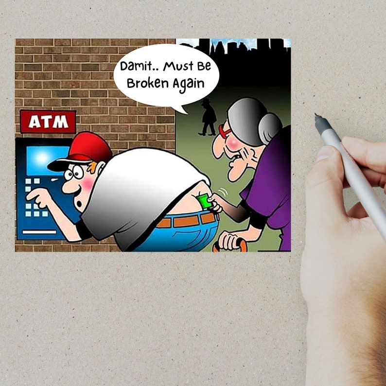 Inappropriate and Funny Postcard Set (FUNNIES) | 4 Postcards | 130 ...
