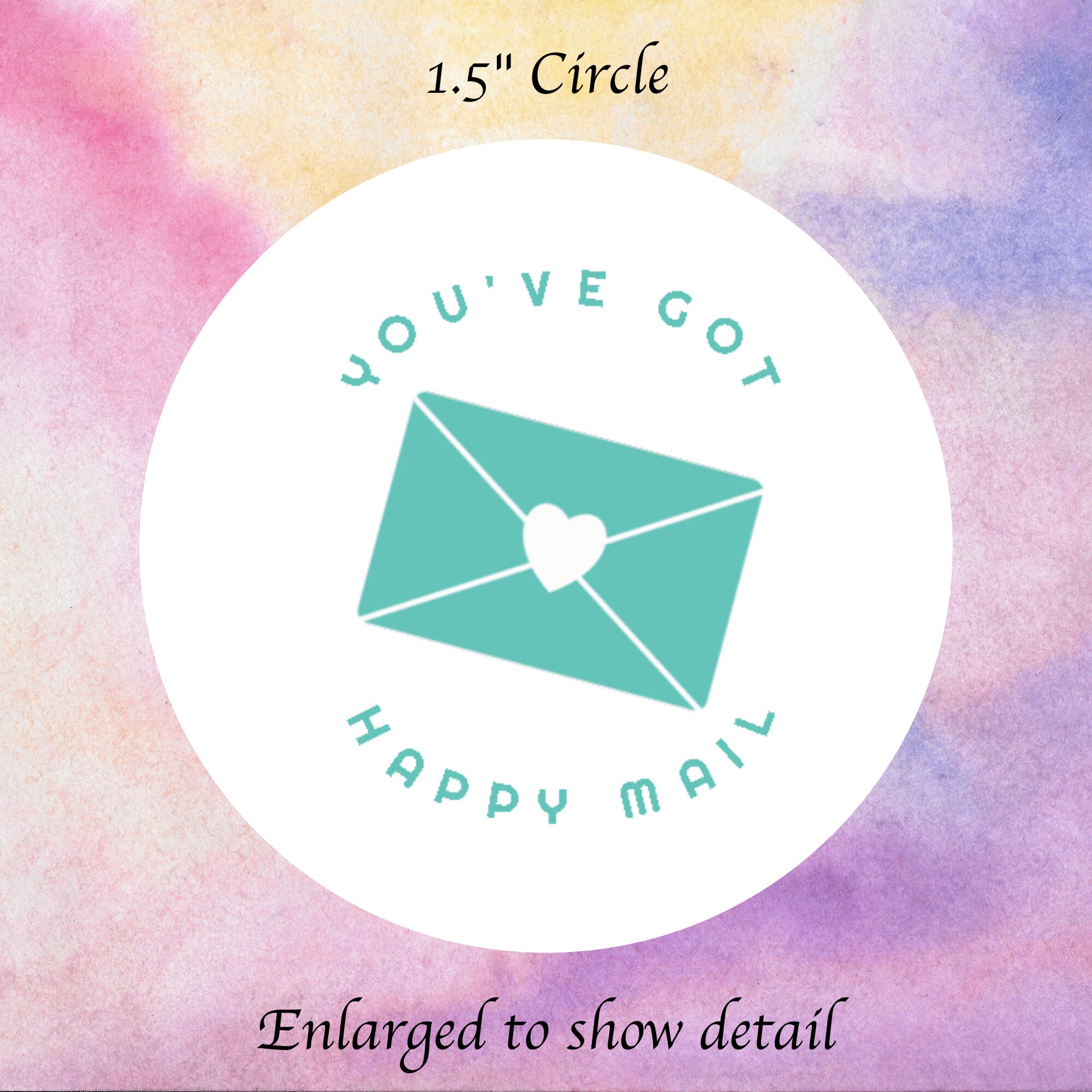You've Got Happy Mail 30 Stickers per Sheet 1.5 | Etsy