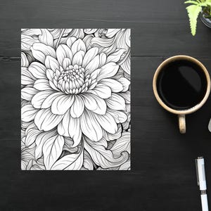 Color Me Flowers Postcards | Set of 4 Postcards | Great for Postcard ...