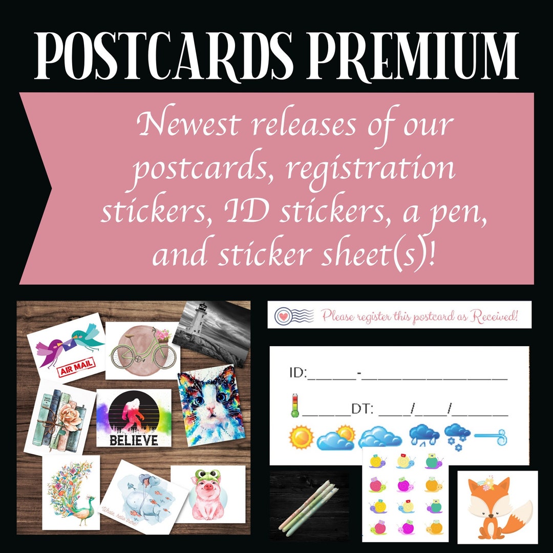 Postcards Premium Package - Postcards Monthly Subscription Pack ...