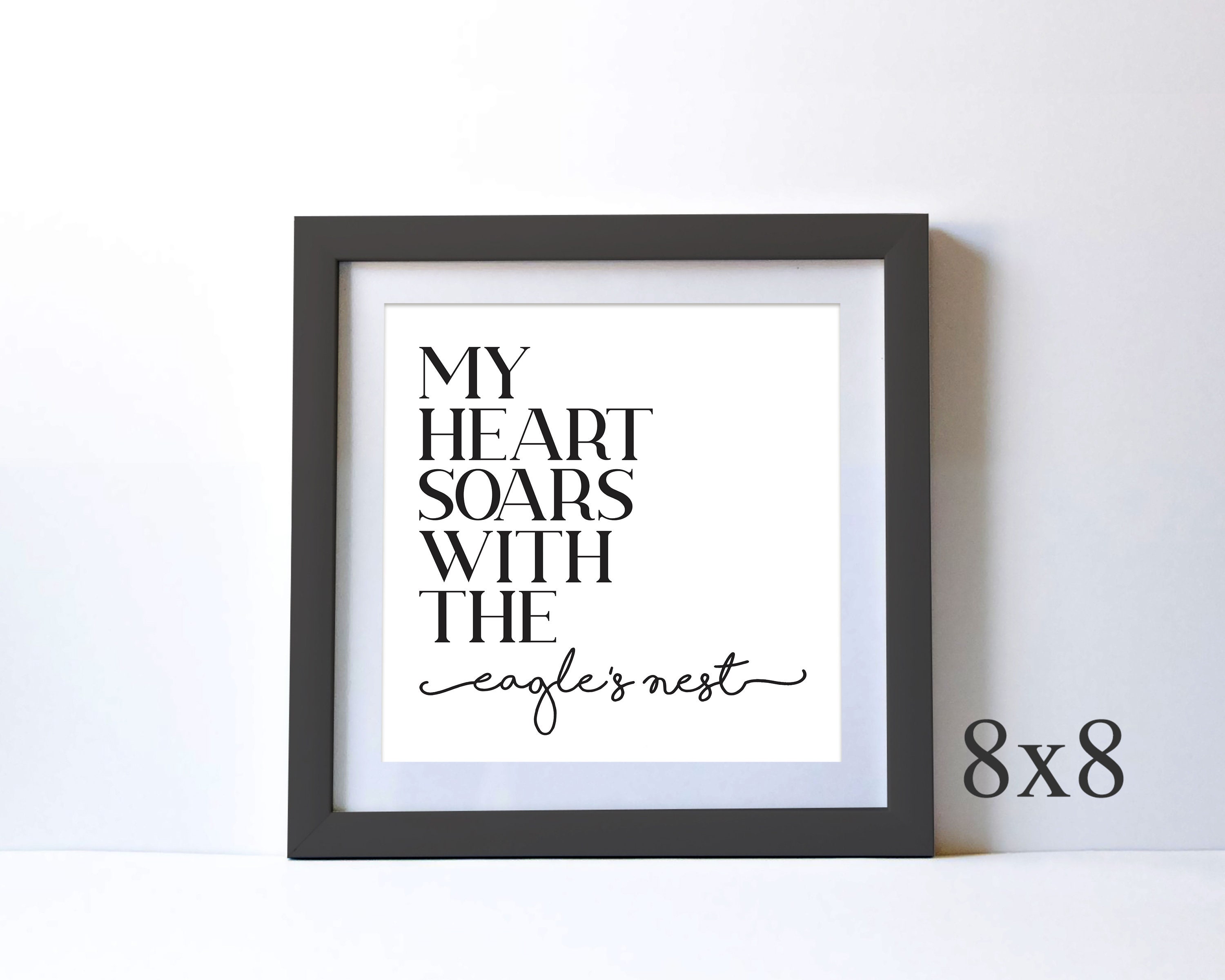 Michael Scott Quote Art PRINT My Heart Soars With the - Etsy