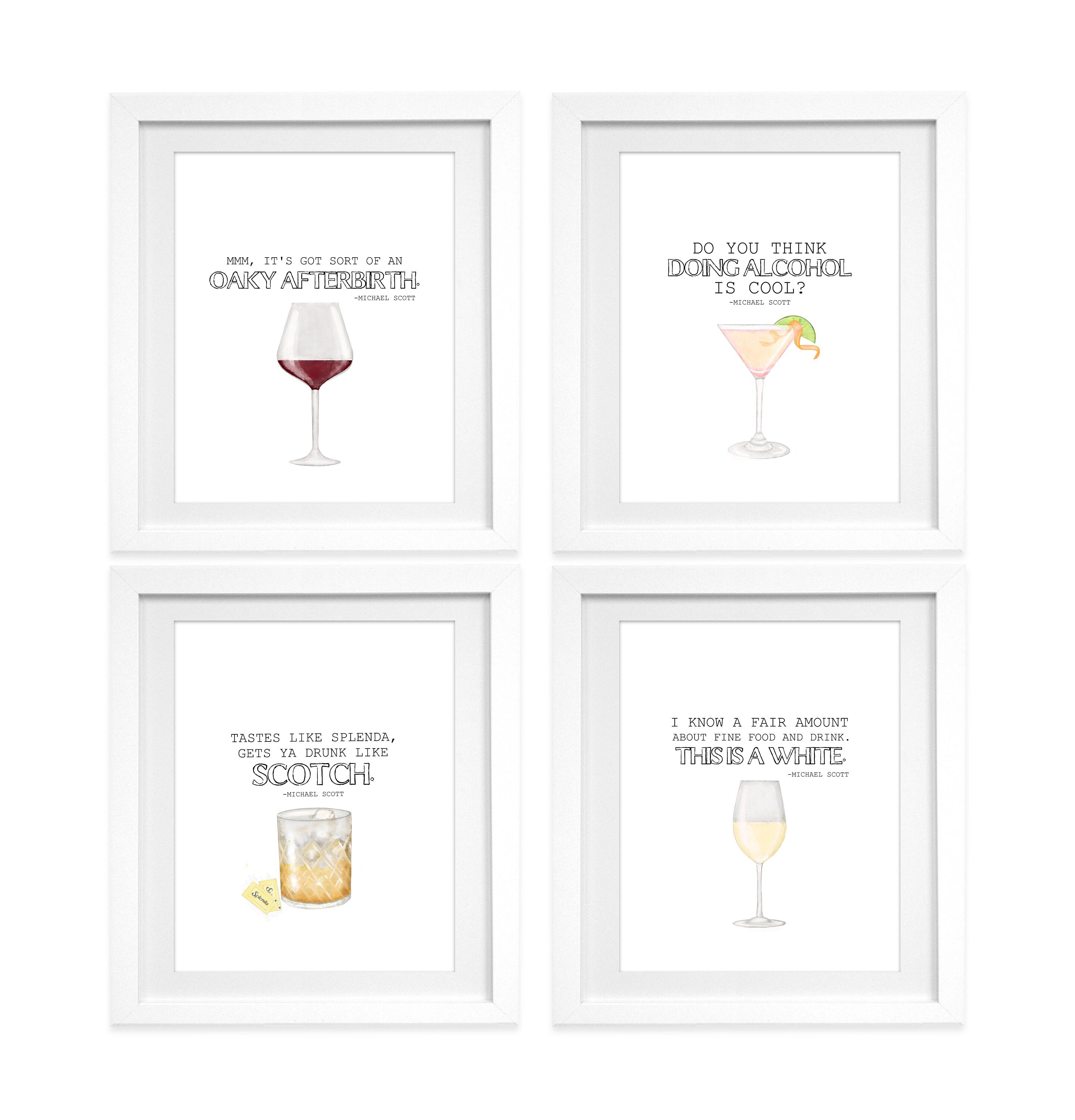 Do You Think Doing Alcohol is Cool the Office TV Show Art - Etsy
