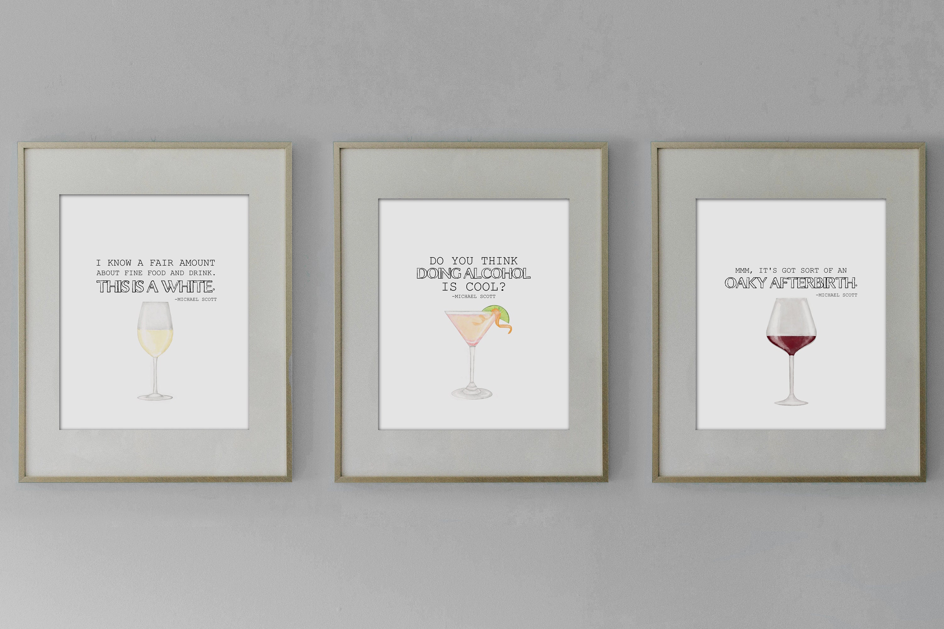 Do You Think Doing Alcohol is Cool the Office TV Show Art - Etsy