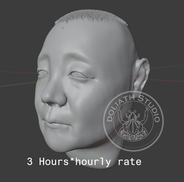 Face 3D Modeling Services Turn Your Face to 3D Model and 3D Printable ...