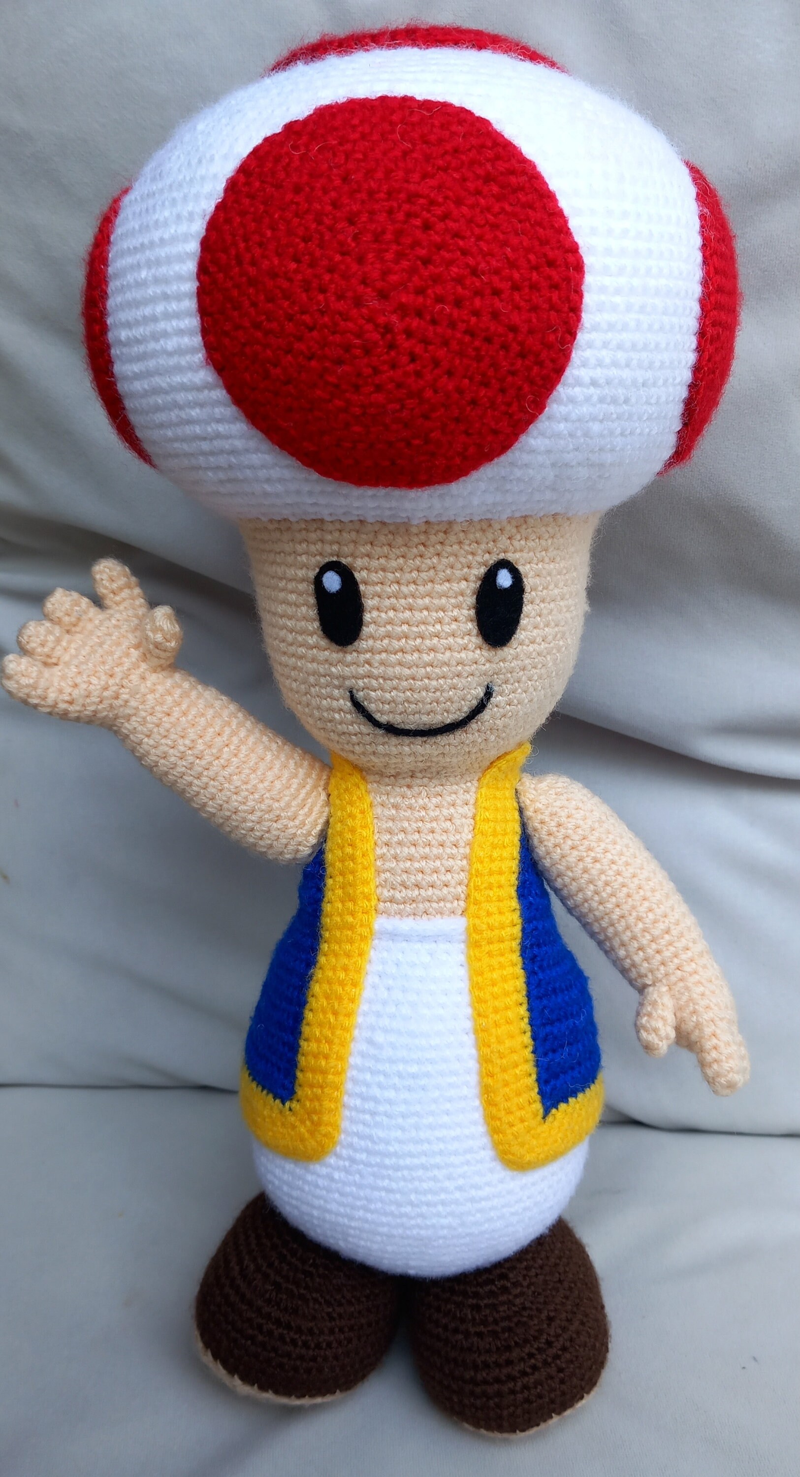 Red Toad Crochet Pattern - Etsy