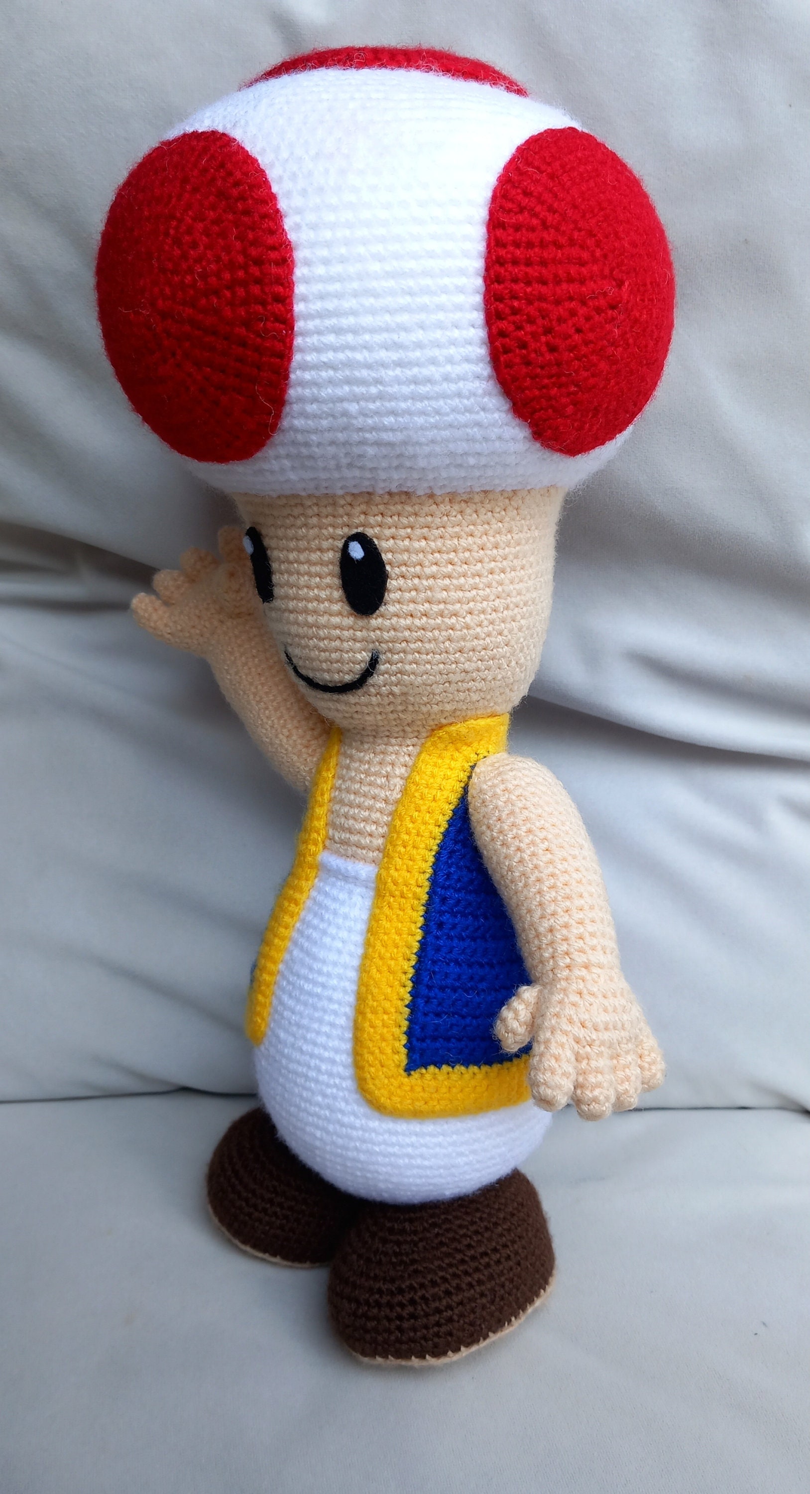 Red Toad Crochet Pattern - Etsy