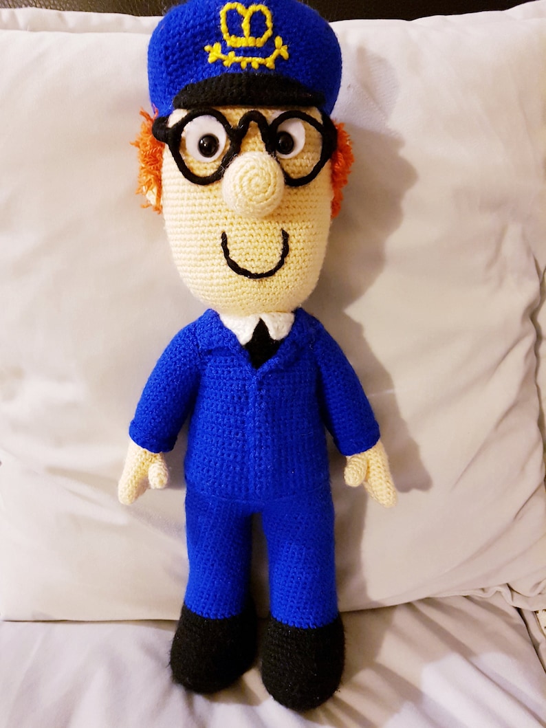 Postman Pat Crochet Pattern - Etsy UK