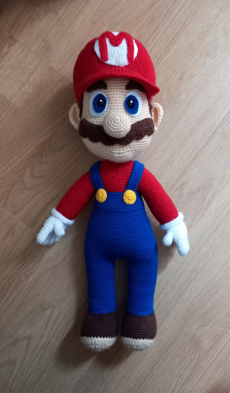 Mario Crochet Pattern - Etsy