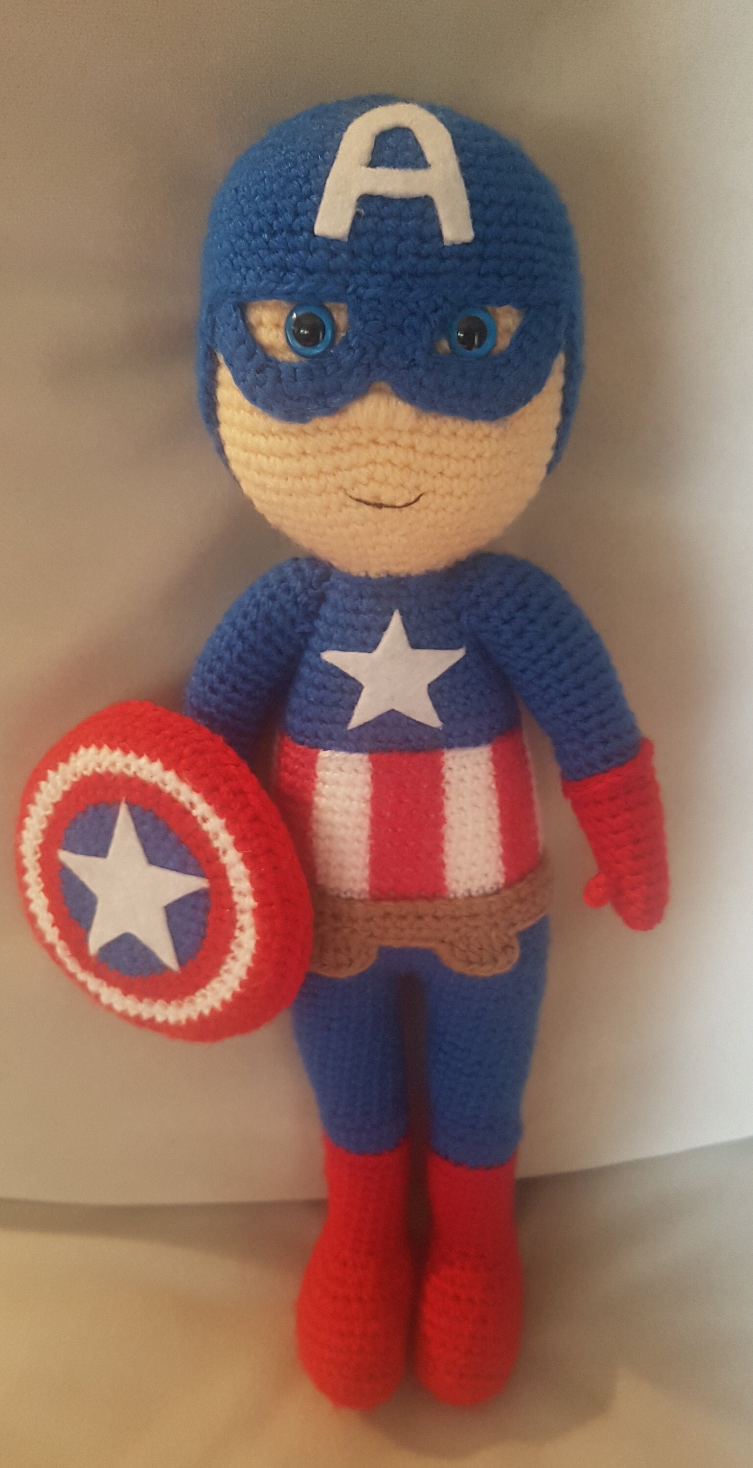 Captain America Crochet Pattern - Etsy