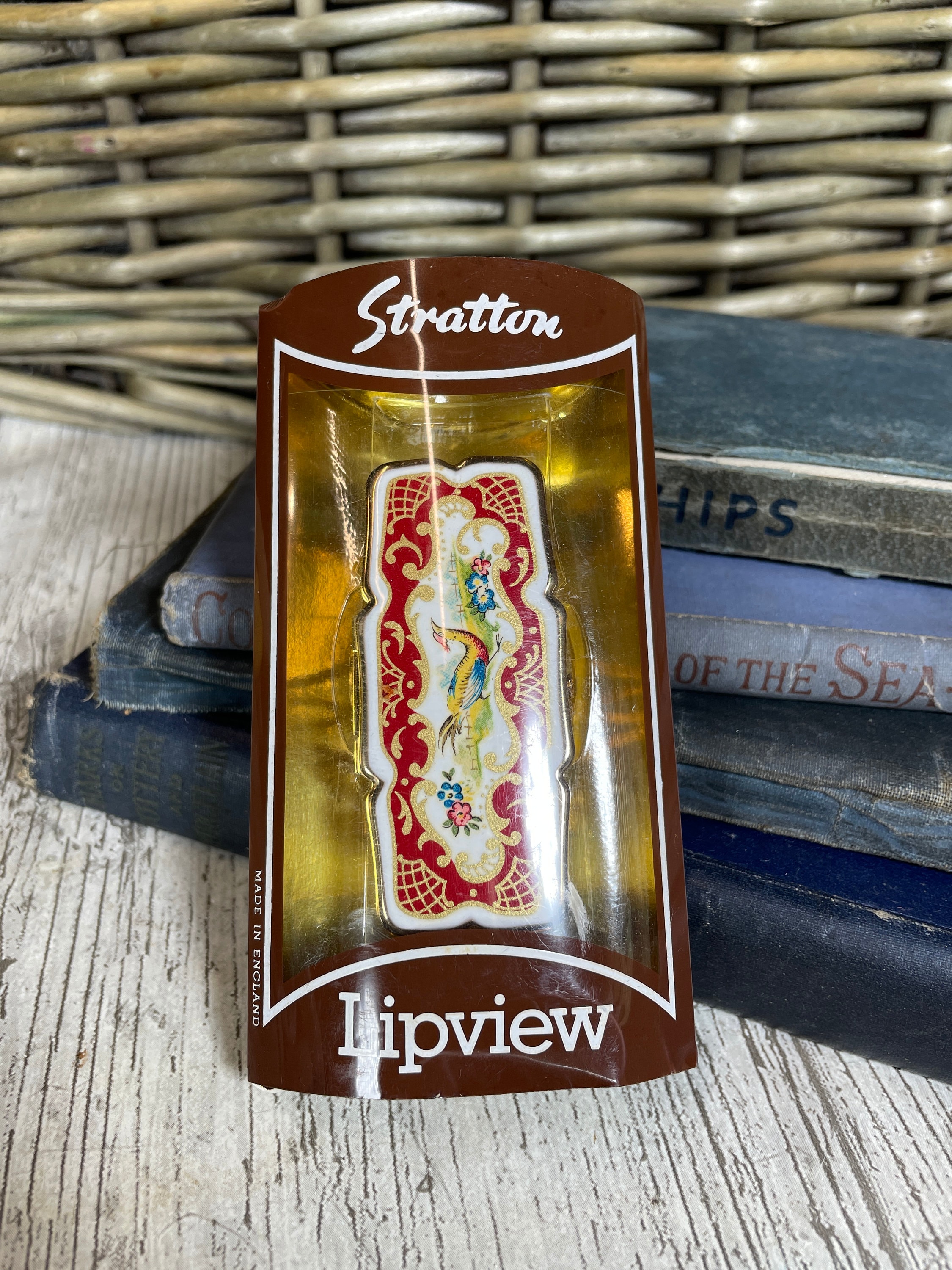 Vintage Stratton Lipview Peacock Design New in Box - Etsy