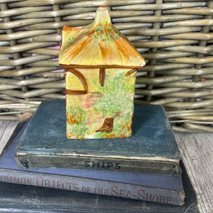 Vintage Ceramic Cottage Lidded Jam Pot, Vintage Cottage Preserve Jar ...