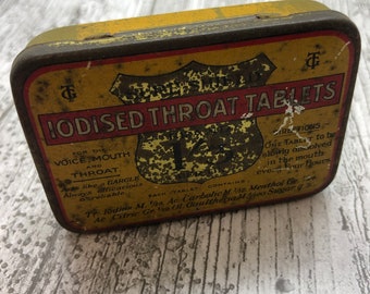 Throat Lozenges Tin - Etsy