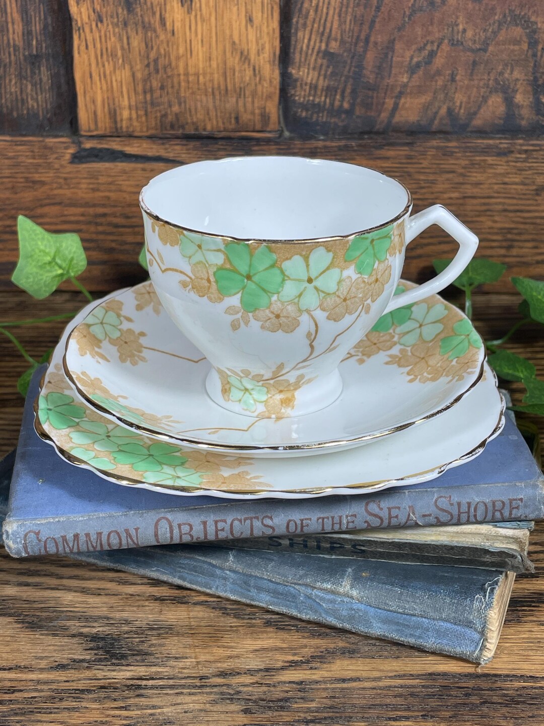 Vintage Wellington China Tea Cup, Saucer and Side Plate Trio Made in ...