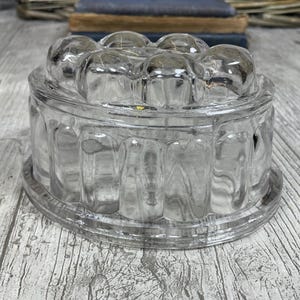 Original Jelly Mould Vintage Glass Clear Retro Small - Etsy