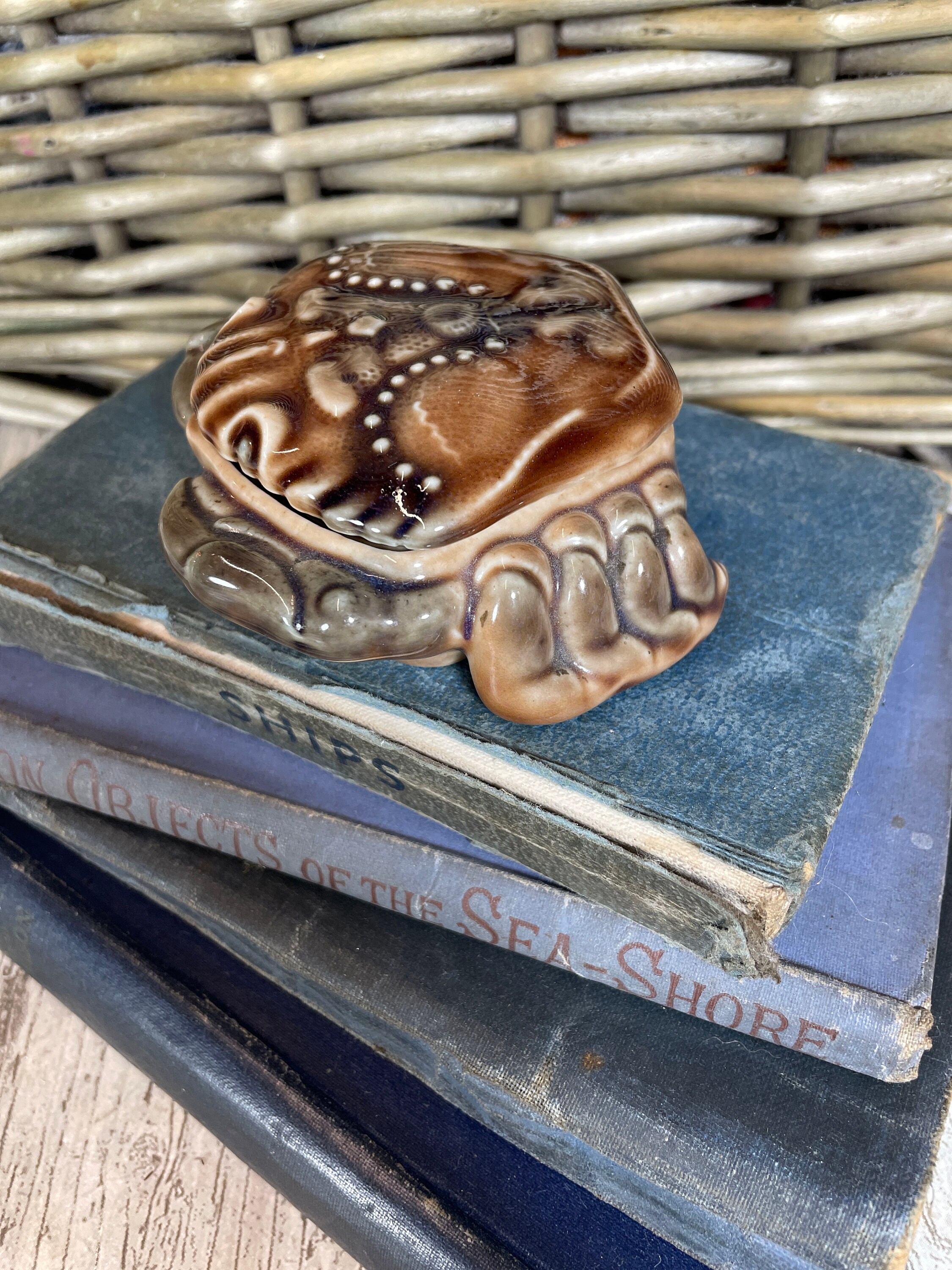 Vintage Wade Pottery Lidded Crab Design Trinket Box 1950 - Etsy