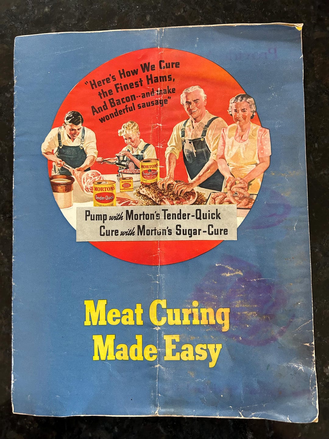 Morton’s Meat Curing Made Easy Salt Company 1939 Tender Quick Sugar Cure Rare! - Etsy