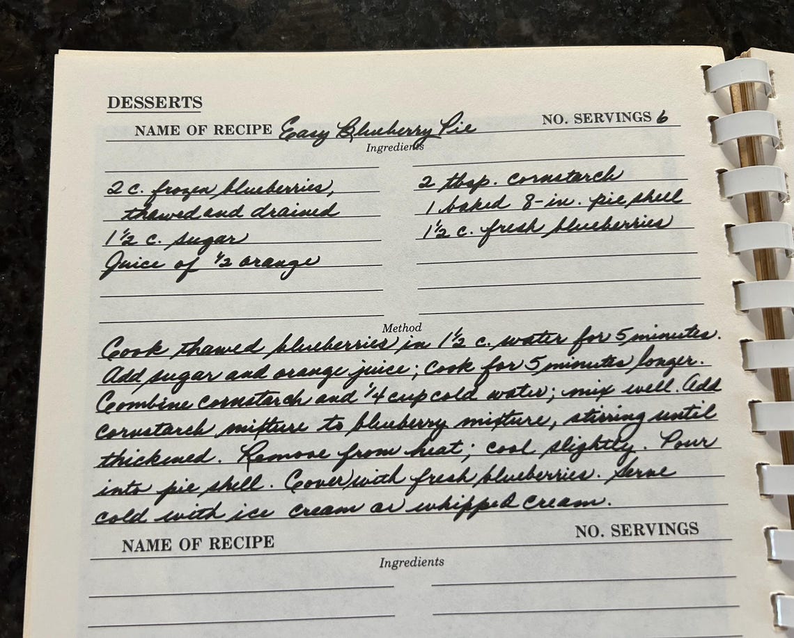 My Favorite Recipes Cookbook Created Compiled by Me! W/ Handwritten ...