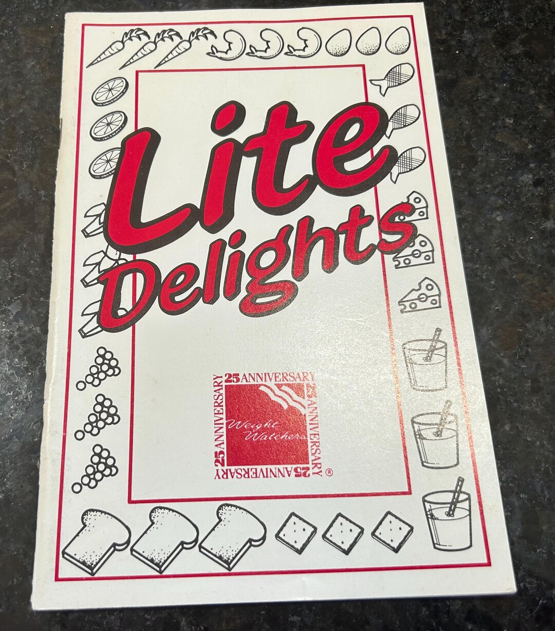 Lite Delights - Weight Watchers Cookbook Booklet 25th Anniversary 1988 ...