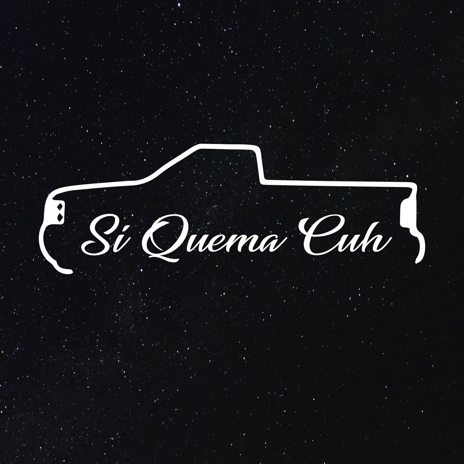 SI QUEMA CUH Calcomanía / Para La Troca/ Puro Trokiando/ sin | Etsy