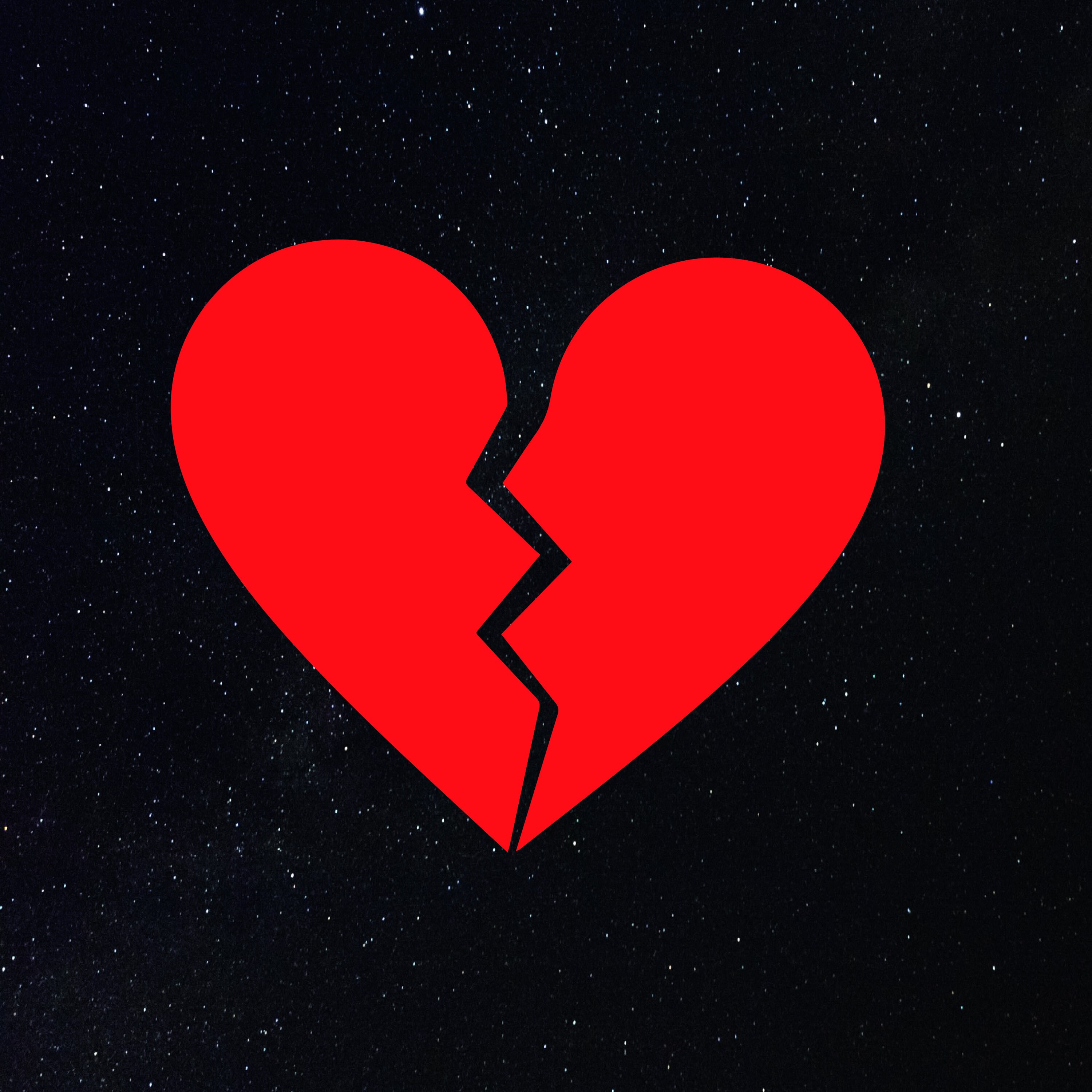 SADBOYZ Broken Heart Vinyl Decal / Sticker Car Window sticker | Etsy