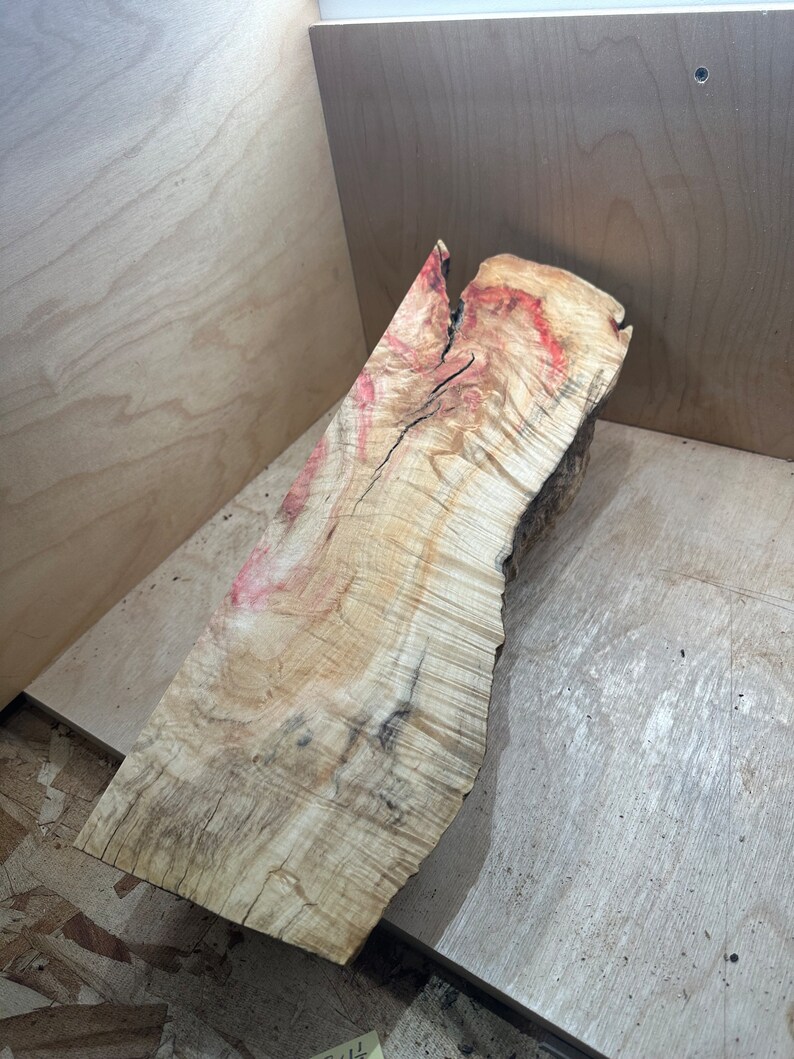 Big Figured Box Elder 1/4 Log - Etsy