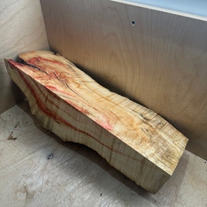 Big Figured Box Elder 1/4 Log - Etsy