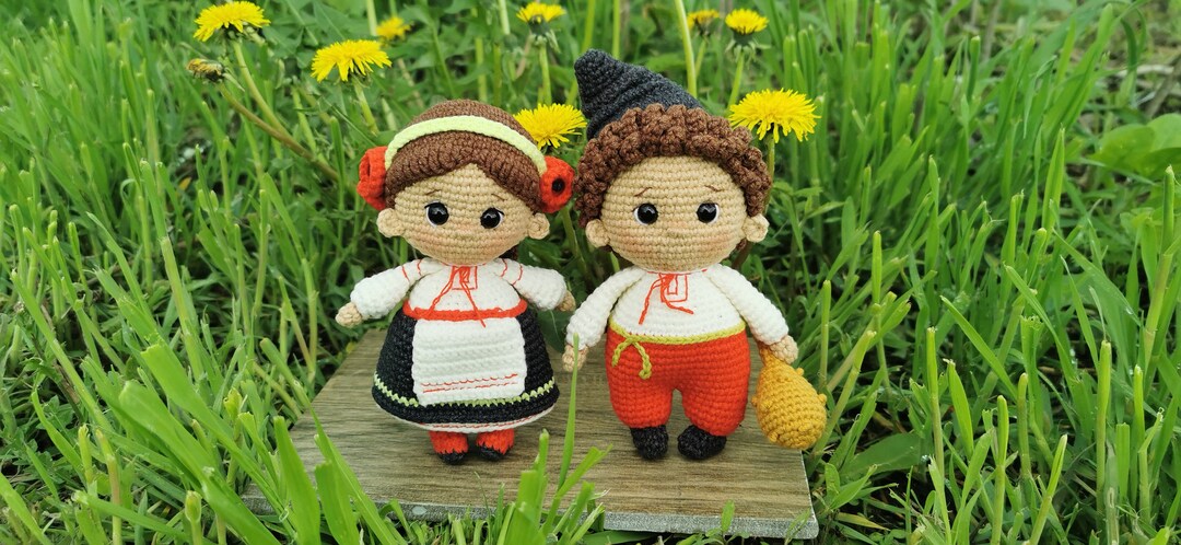 Crochet Ukrainian Doll, Ukrainian Souvenir, Ukrainian Folk Style - Etsy