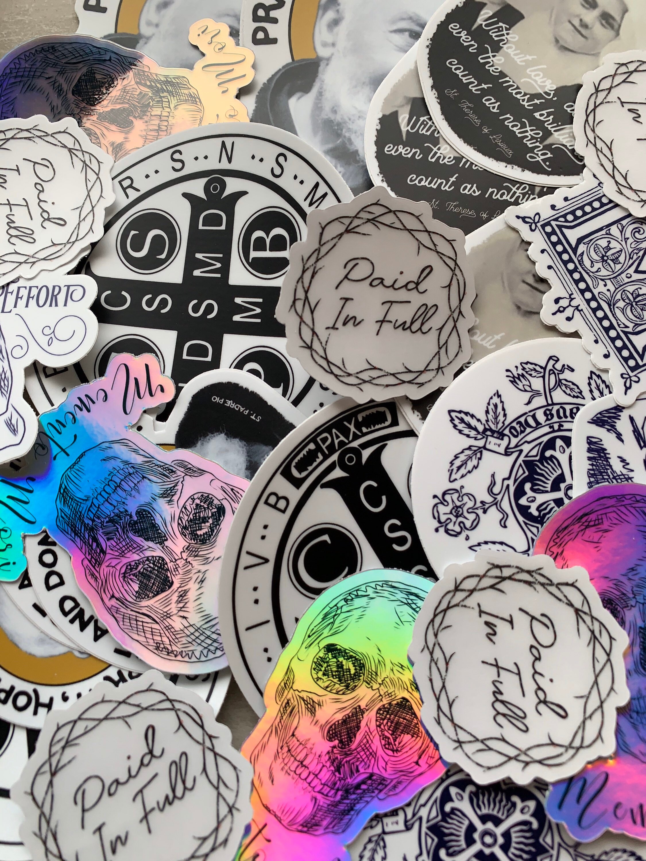 Laus Deo Praise God Catholic Sticker/decal Vintage Style - Etsy Australia