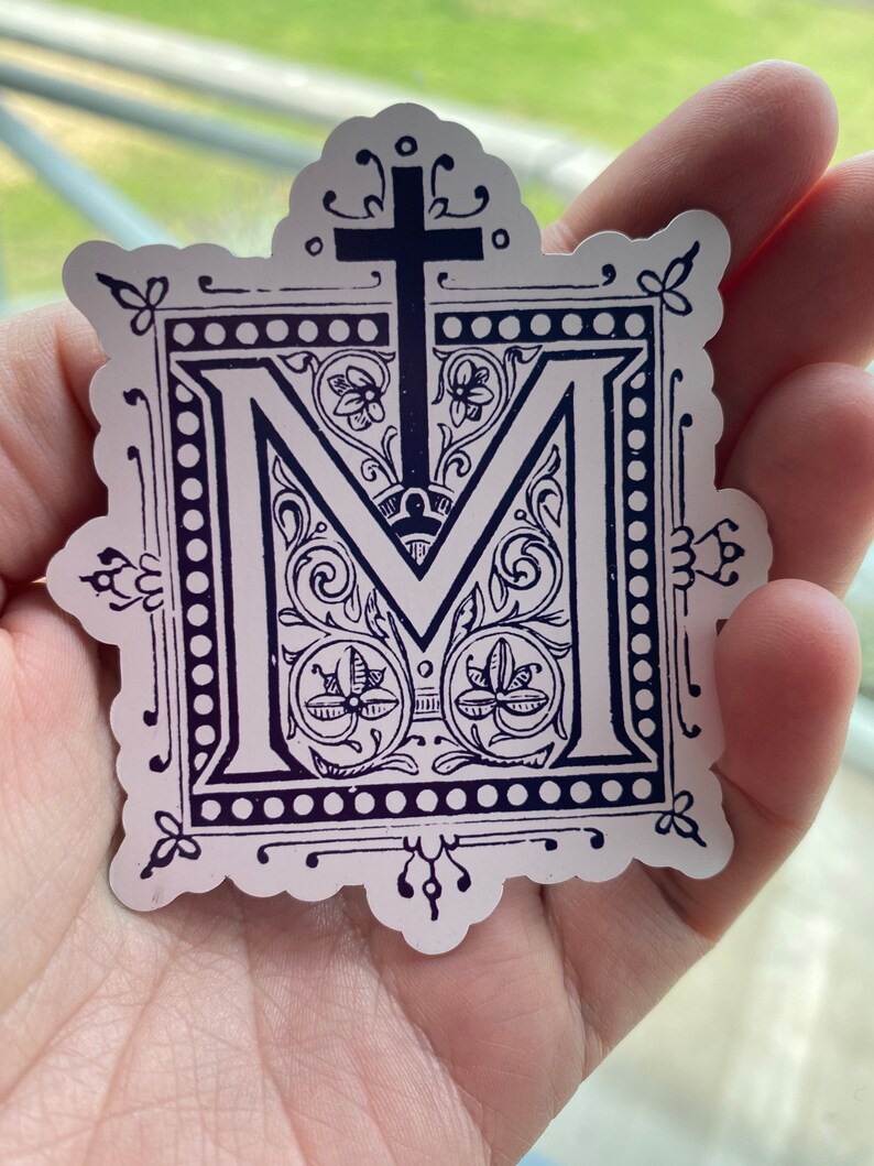 Marian Cross magnets Catholic Vintage | Etsy