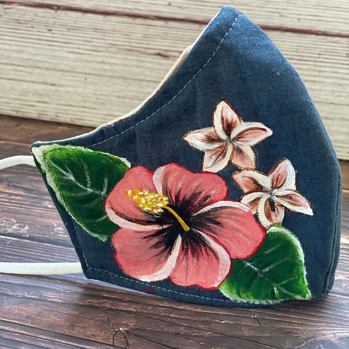 Hand painted Panama style hat | Etsy