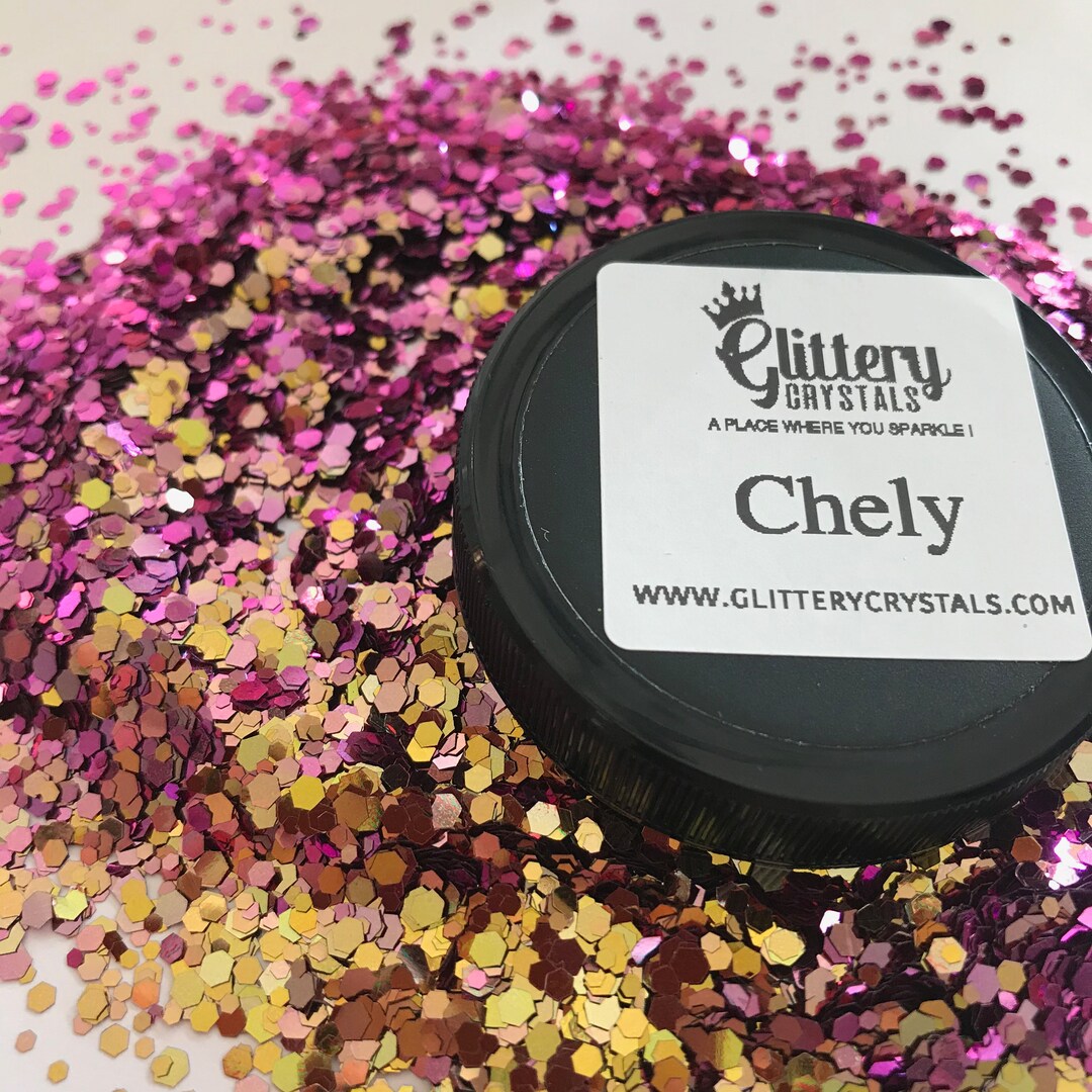 Chely Pink and Gold Glitter Shifting Color Glitter - Etsy