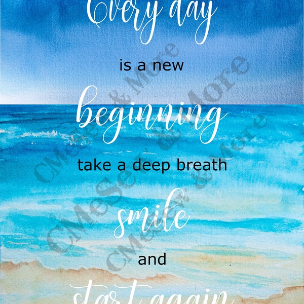 Deep Breath Sign - Etsy