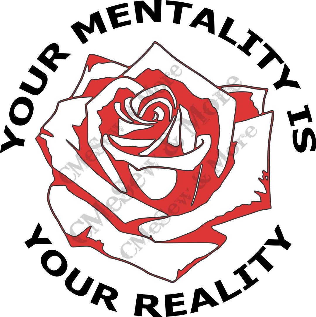 Your Mentality is Your Reality, PNG - Etsy