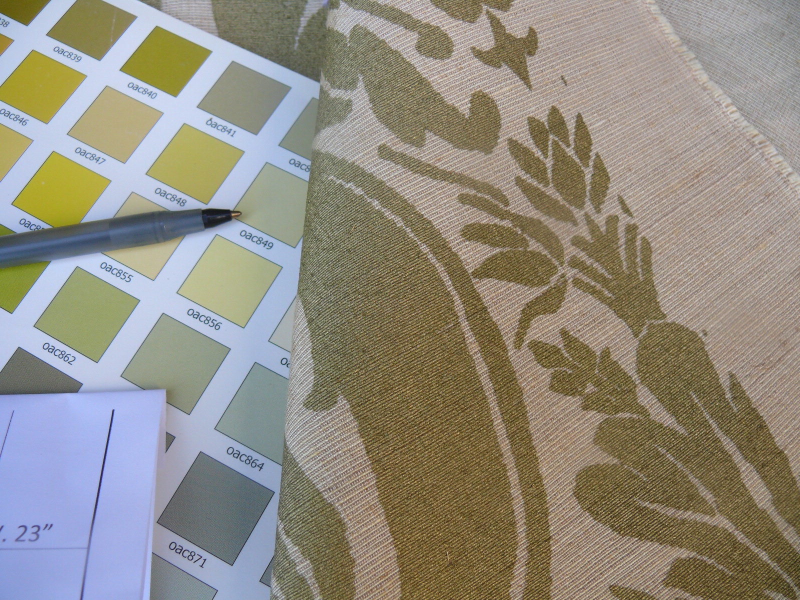 By Yard Scalamandre Small Fren Old Gold Damask Documentary - Etsy