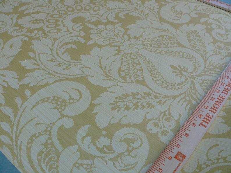 High End Wallpaper Scalamandre "daphne Classic Gold" Renaissance Damask ...