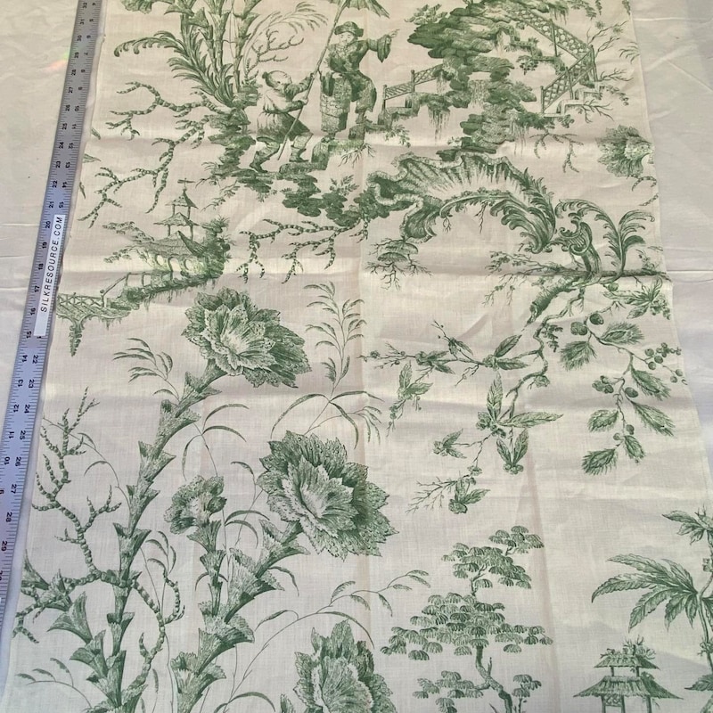 English Toile Fabric - Etsy