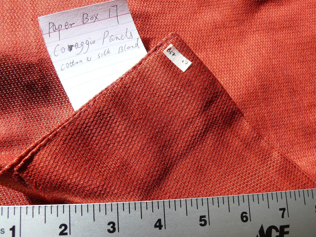 Coraggio Textile Fabric 3yard From Italy Pom Red MSRP USD 300+/yard - Etsy