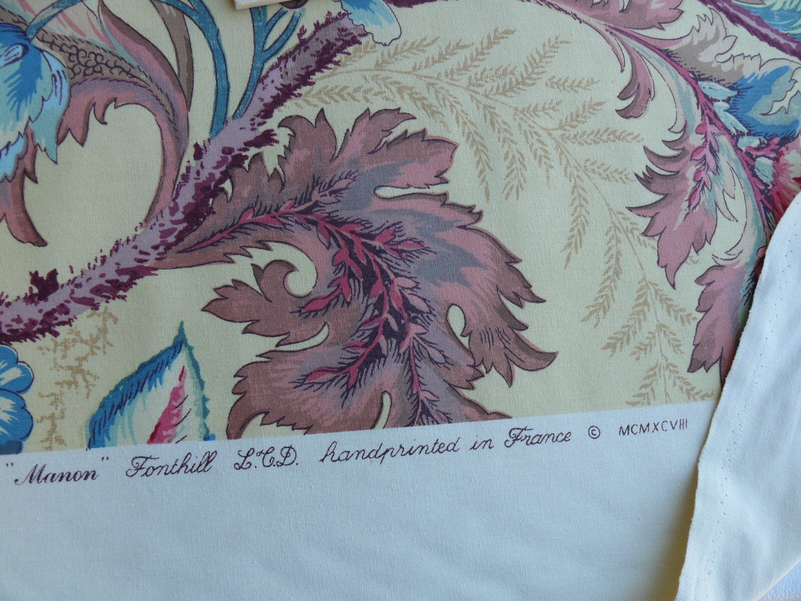 By Yard Scalamandre Manon Multi/cream Yellow Wild Tropical - Etsy