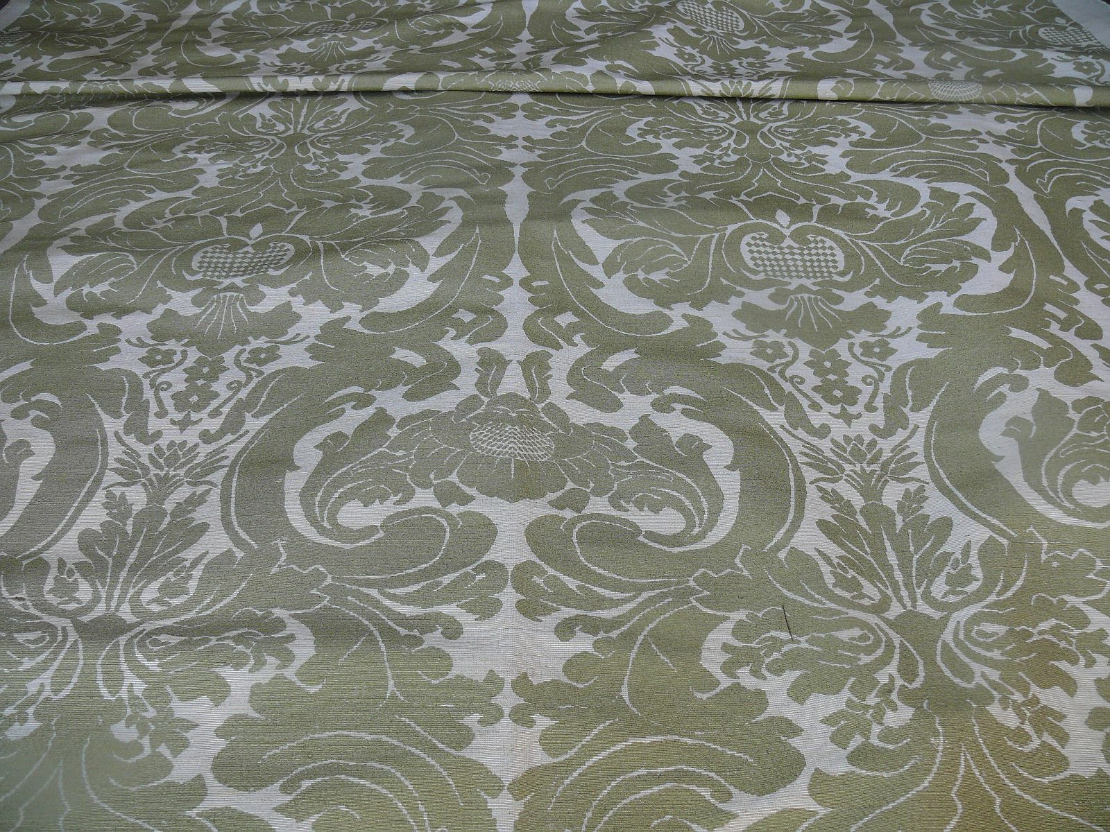 By Yard Scalamandre Small Fren Old Gold Damask Documentary - Etsy