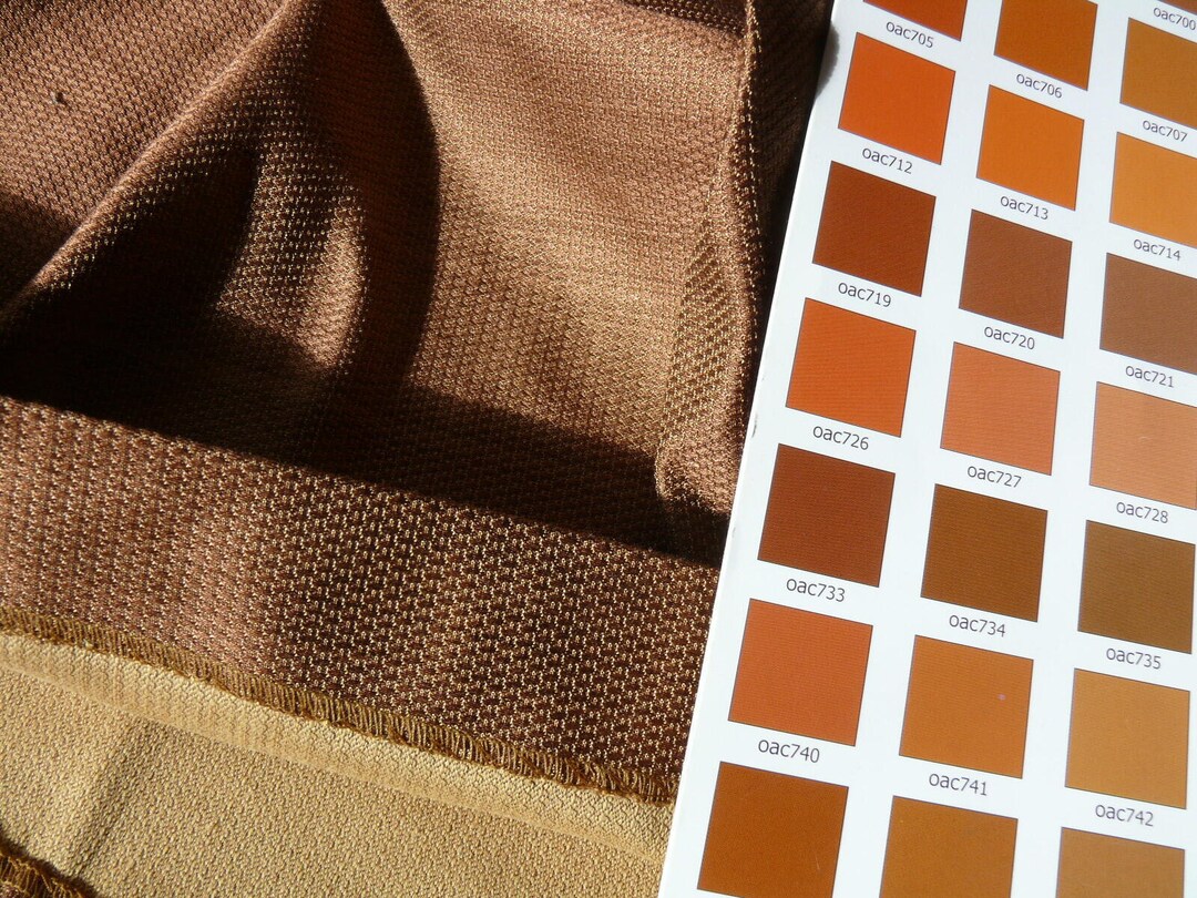 Coraggio Textile Fabric 3yard From Italy Highest Quality Solid Brown ...